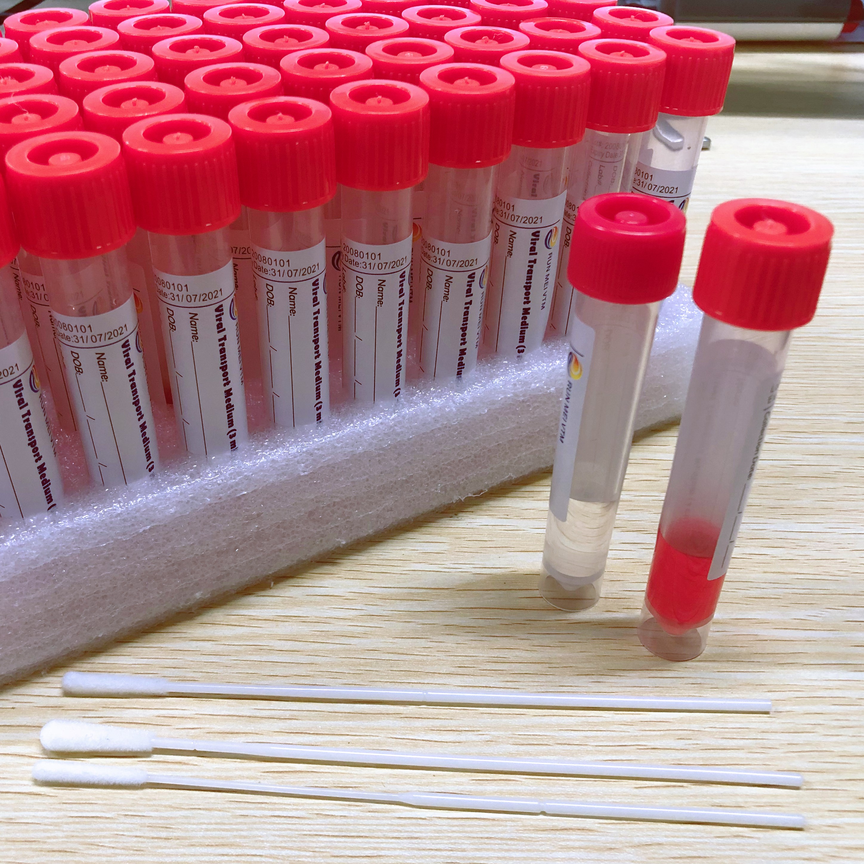 Disposable Swab with Viral Transport Tube (UTM/VTM/MTM/Amies)